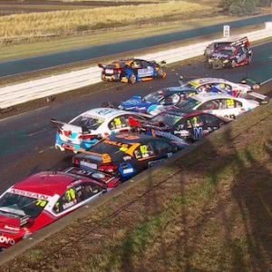 Massive Pileup Halts 'Supercars' Race - ZergNet