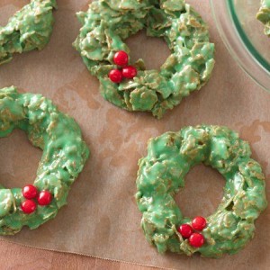 No-Bake Christmas Wreath Cookies - ZergNet