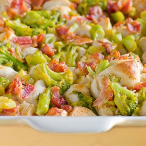 3-Ingredient Bacon-Broccoli Bubble-Up Bake - ZergNet