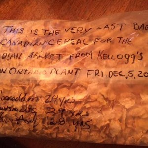 Man Finds Secret Message in Frosted Flakes Box - ZergNet